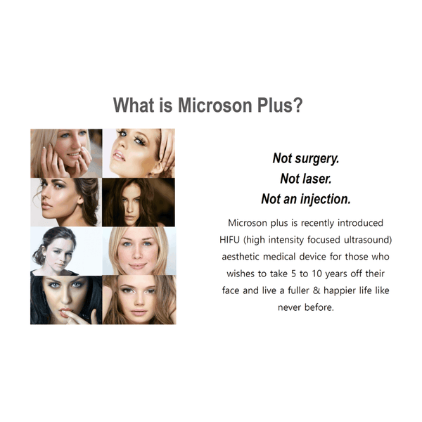 Microson Plus HIFU - Dermafirm USA